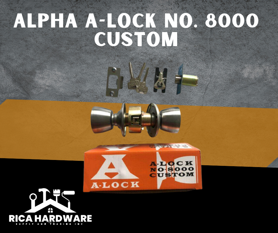 ALPHA A-LOCK NO. 8000 CUSTOM – Rica Hardware Supply And Trading Inc.