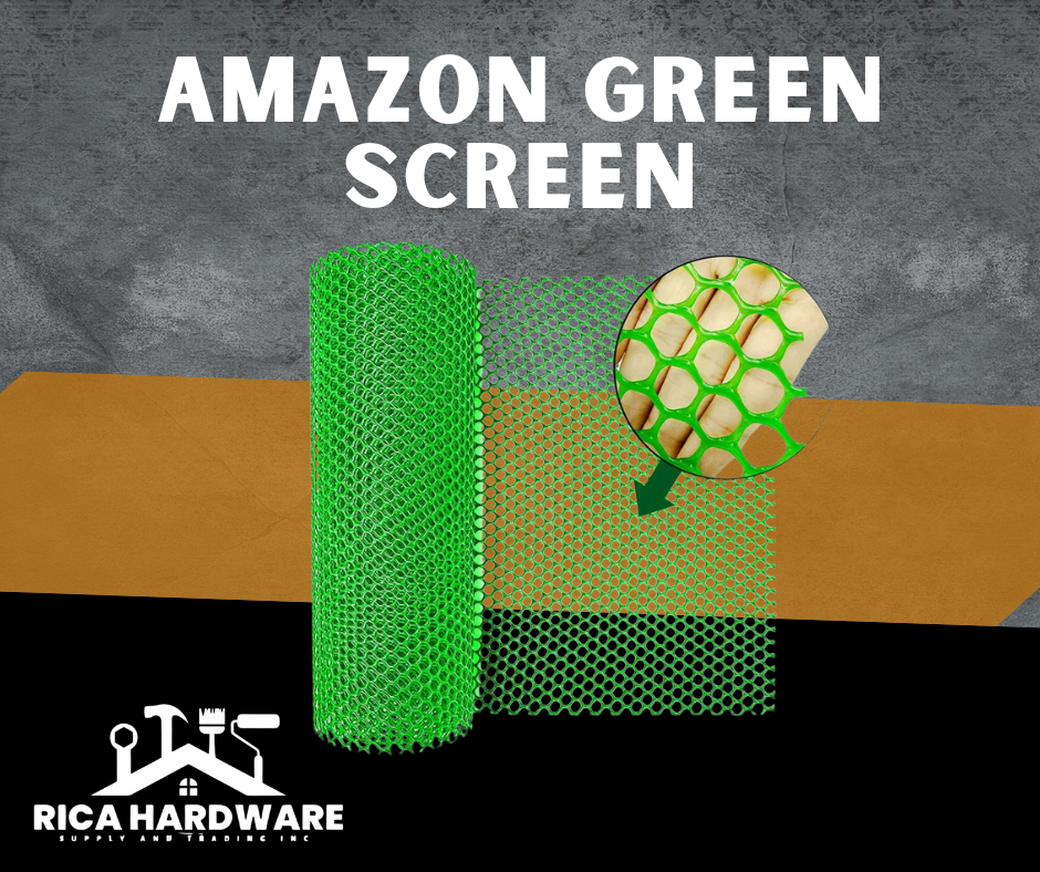AMAZON GREEN SCREEN 3/8x4FT – Rica Hardware Supply And Trading Inc.