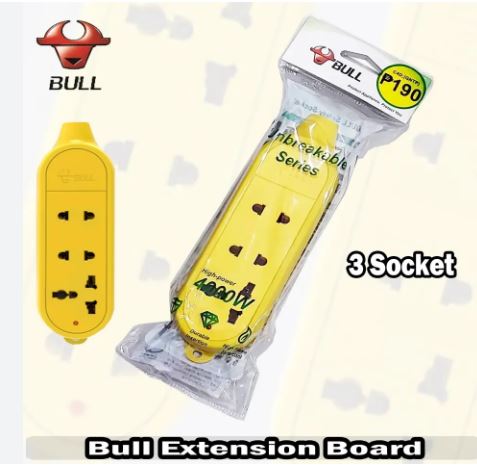 BULL UNBREAKABLE SERIES 3-OUTLET EXTENSION SOCKET GNTP C5 – Rica ...