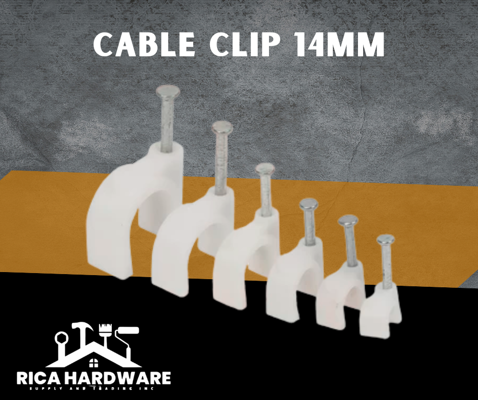 CABLE CLIP 14MM – Rica Hardware Supply And Trading Inc.