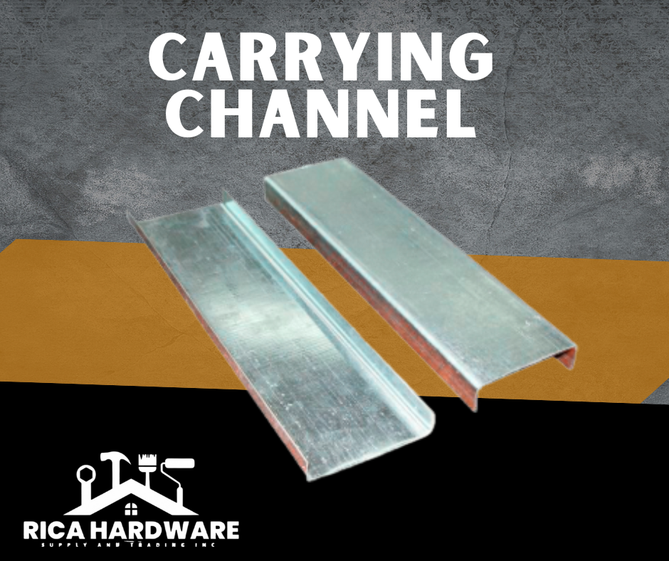 CARRYING CHANNEL (#22 0.8 12MMX38MMX5M) – Rica Hardware Supply And ...