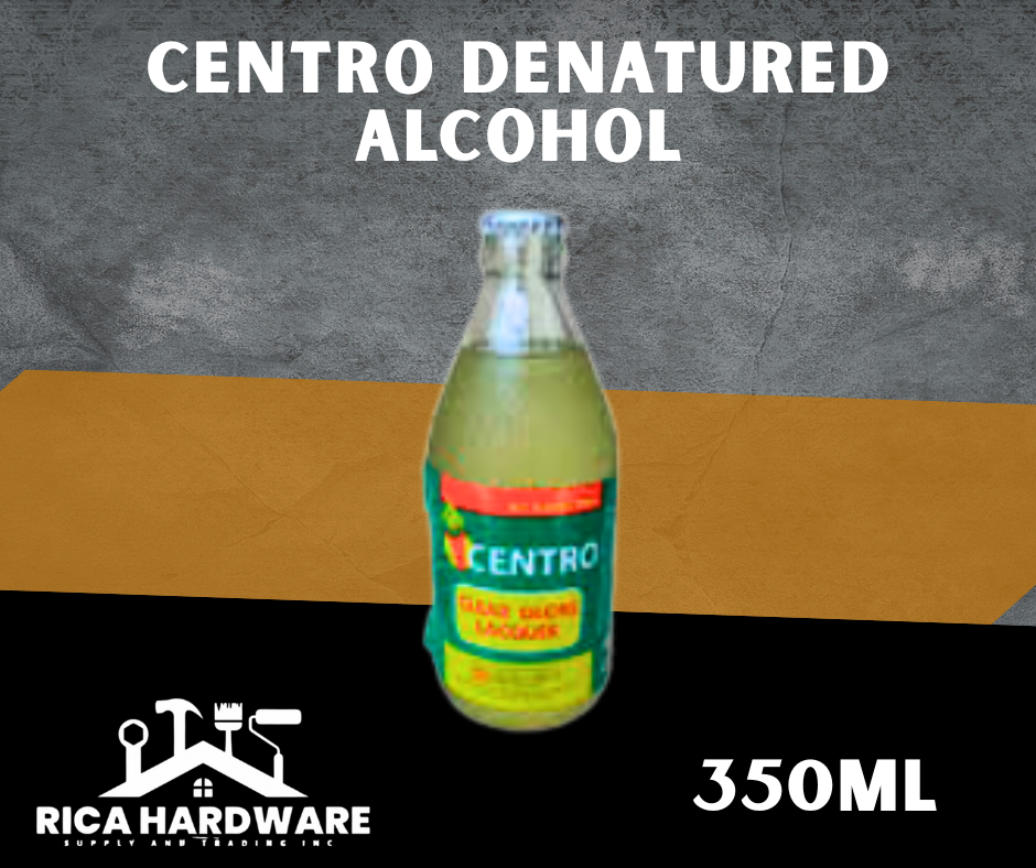 CENTRO DENATURED ALCOHOL 350ML – Rica Hardware Supply And Trading Inc.