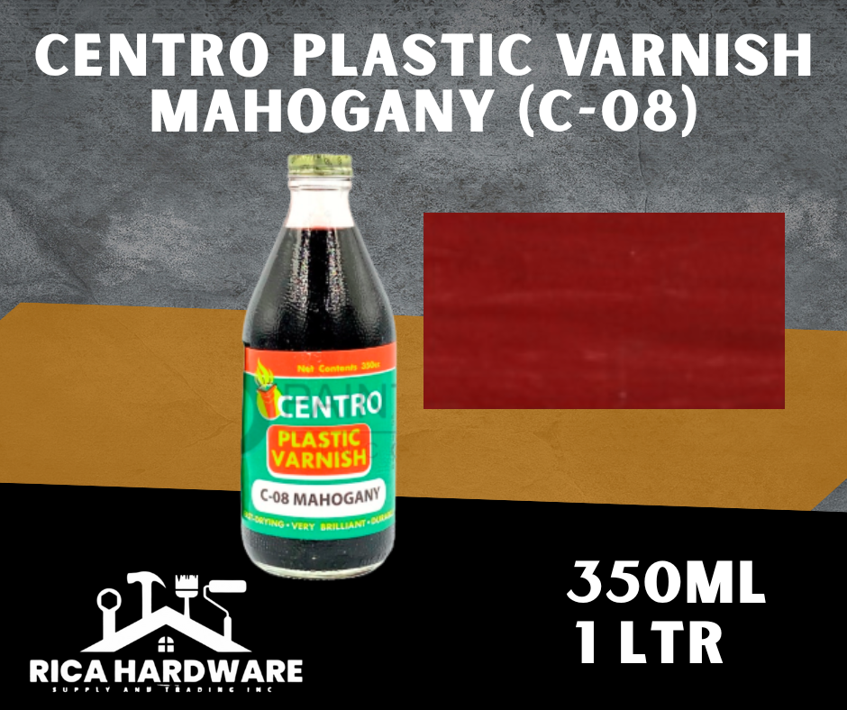 CENTRO PLASTIC VARNISH MAHOGANY (C-08) – Rica Hardware Supply And ...