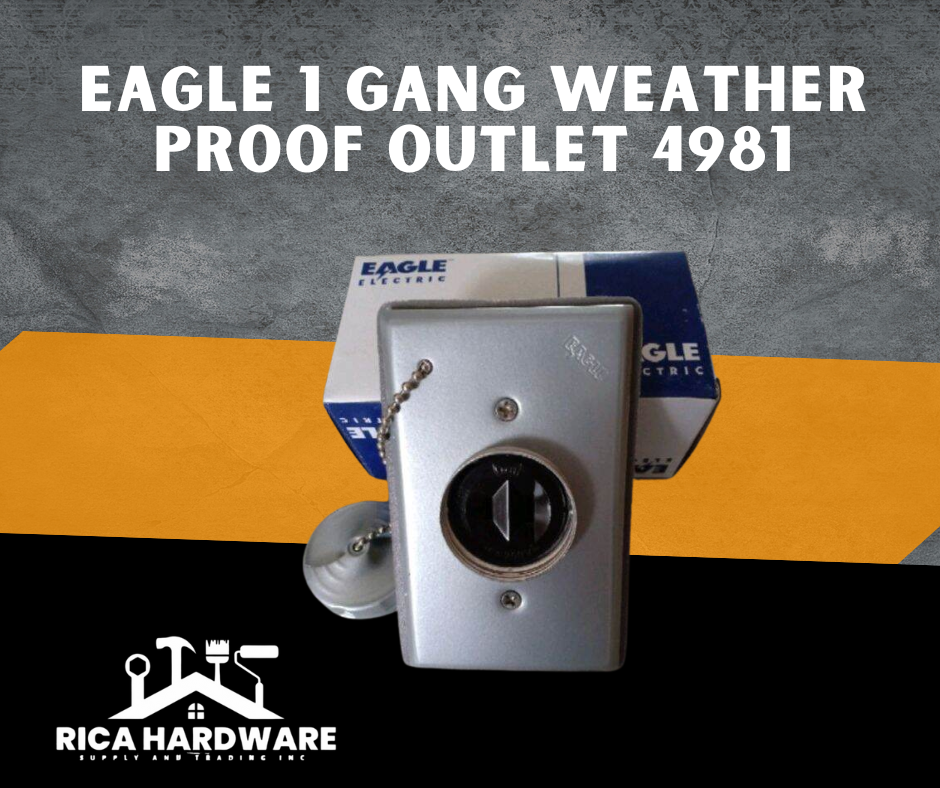 EAGLE 1 GANG WEATHER PROOF OUTLET 981 – Rica Hardware Supply And ...