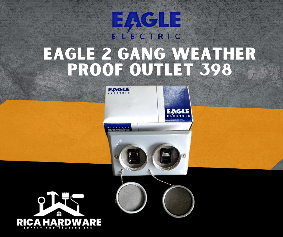EAGLE 2 GANG WEATHER PROOF OUTLET 398 – Rica Hardware Supply And ...