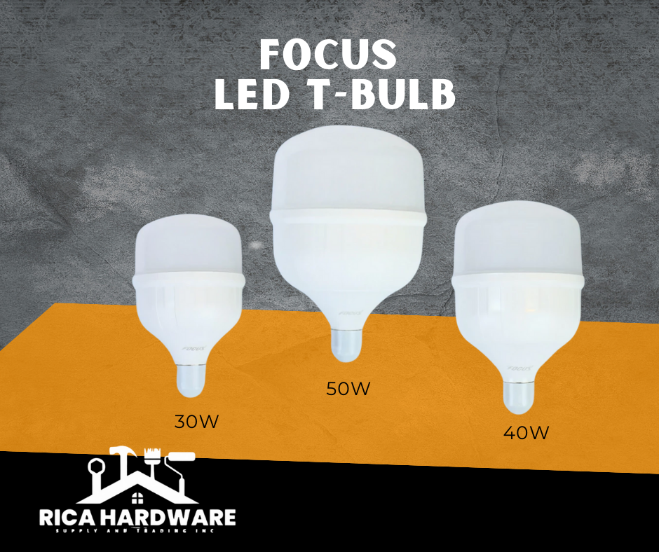 FOCUS LED T-BULB – Rica Hardware Supply And Trading Inc.