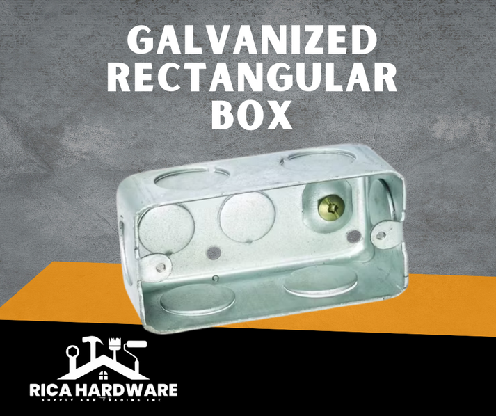 GALVANIZED RECTANGULAR BOX – Rica Hardware Supply And Trading Inc.