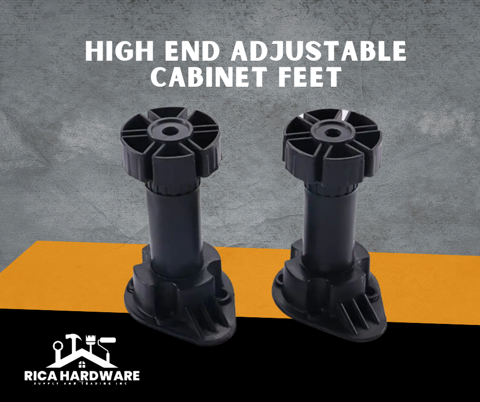 HIGH END ADJUSTABLE CABINET FEET – Rica Hardware Supply And Trading Inc.