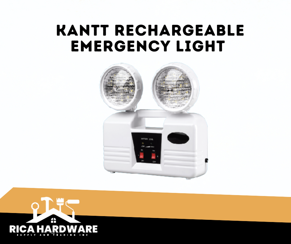 KANTT RECHARGEABLE EMERGENCY LIGHT 6W – Rica Hardware Supply And ...