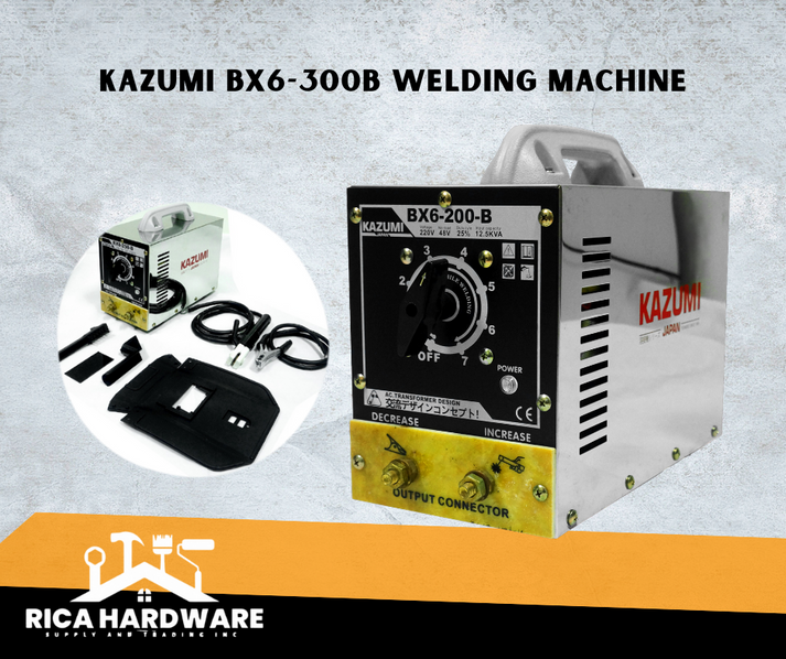 KAZUMI BX6-300B WELDING MACHINE – Rica Hardware Supply And Trading Inc.