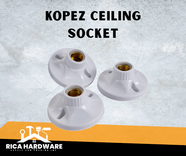KOPEZ CEILING SOCKET – Rica Hardware Supply And Trading Inc.