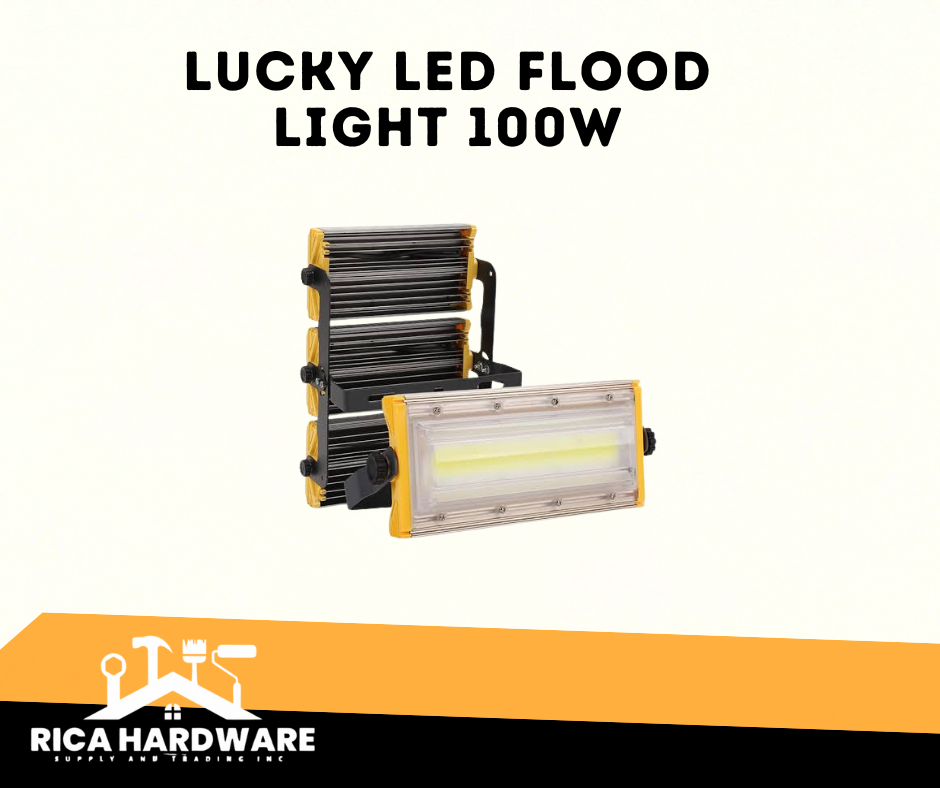 LUCKY LED FLOOD LIGHT 100W – Rica Hardware Supply And Trading Inc.