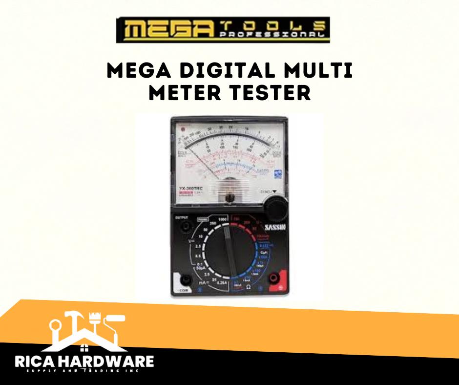 MEGA DIGITAL MULTI METER TESTER – Rica Hardware Supply And Trading Inc.