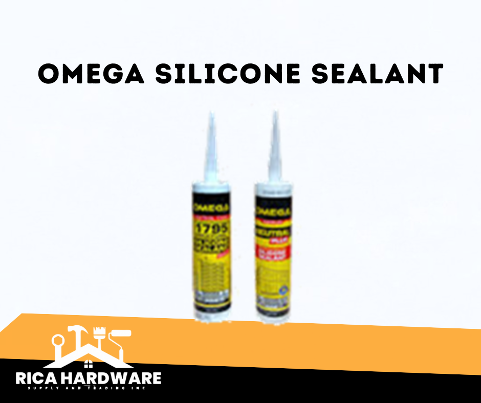 OMEGA SILICONE SEALANT (BROWN,BLACK,WHITE) – Rica Hardware Supply And ...