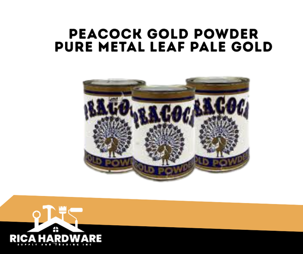 PEACOCK GOLD POWDER PURE METAL LEAF PALE GOLD NO.13 – Rica Hardware ...