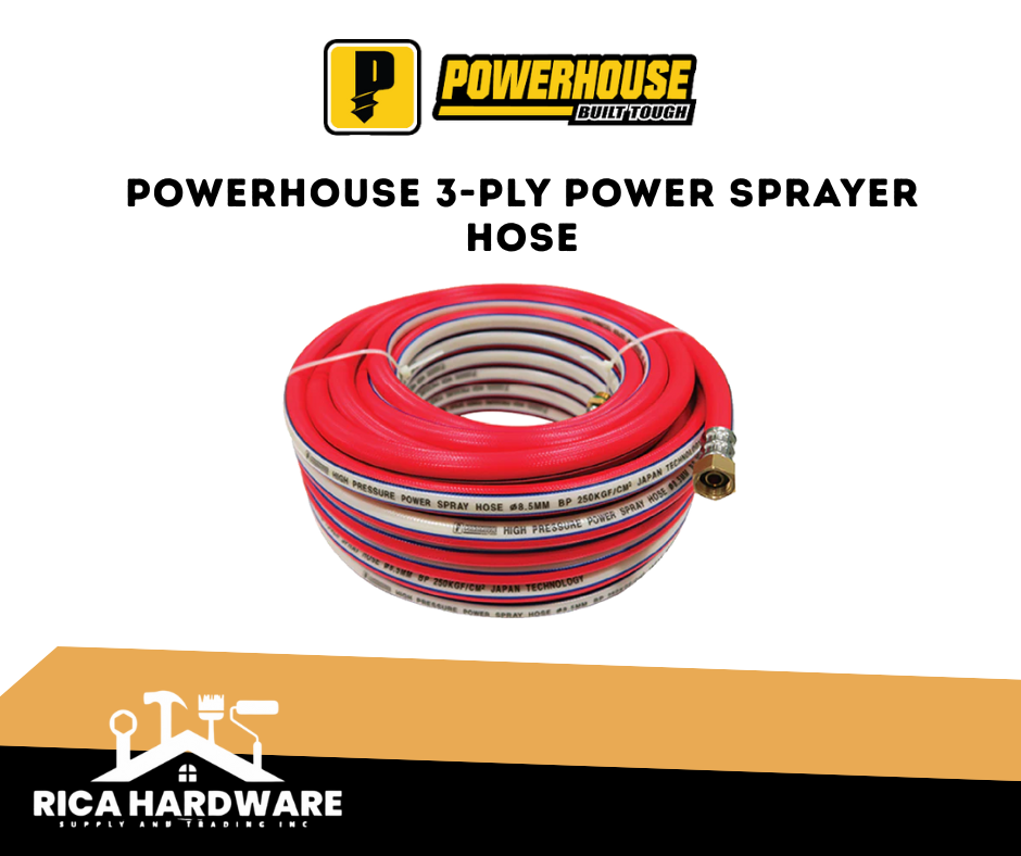 POWERHOUSE 3-PLY POWER SPRAYER HOSE – Rica Hardware Supply And Trading Inc.