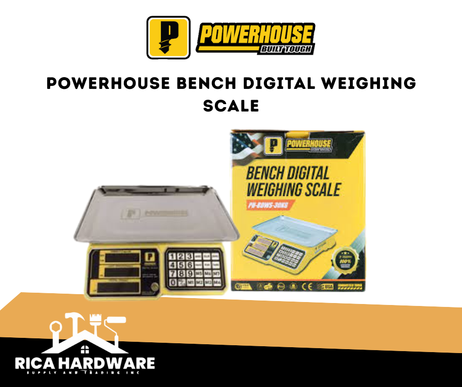 POWERHOUSE BENCH DIGITAL WEIGHING SCALE – Rica Hardware Supply And ...
