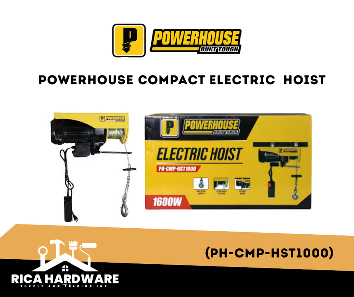 POWERHOUSE COMPACT ELECTRIC HOIST(PH-CMP-HST1000) – Rica Hardware ...