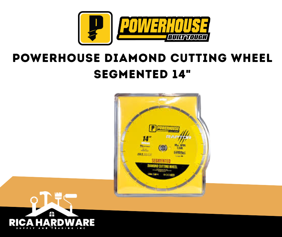 POWERHOUSE DIAMOND CUTTING WHEEL 355mm/14" SEGMENTED – Rica Hardware ...