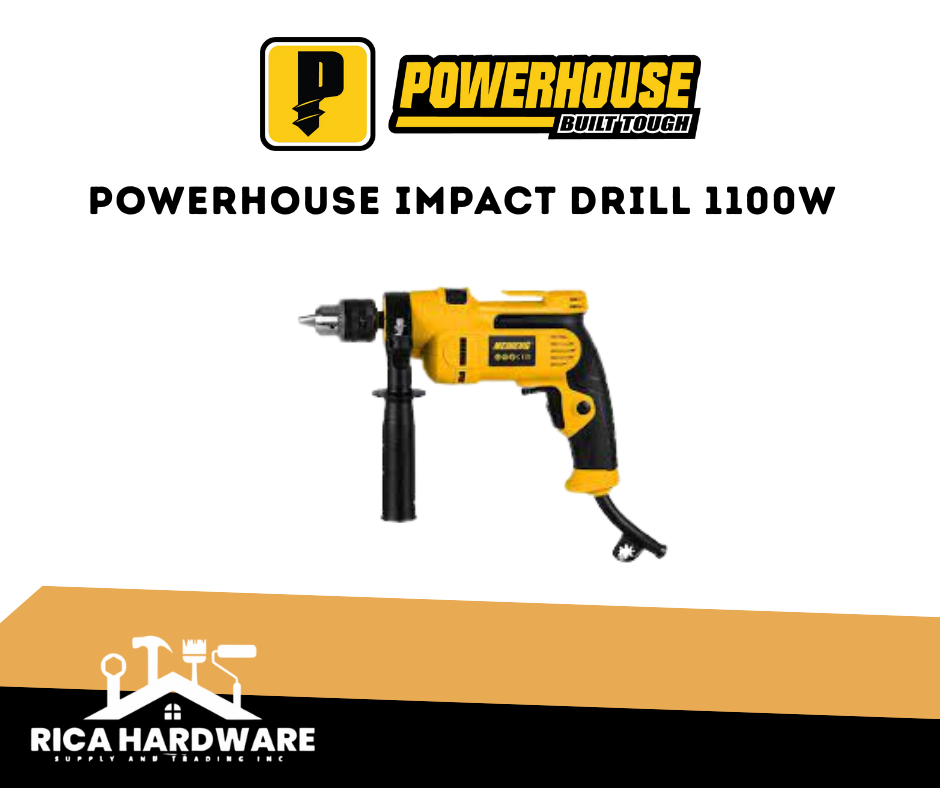 POWERHOUSE IMPACT DRILL 1100W – Rica Hardware Supply And Trading Inc.