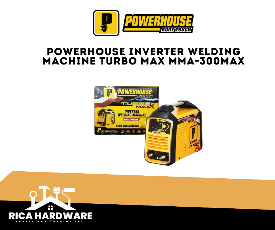 POWERHOUSE INVERTER WELDING MACHINE TURBO MAX MMA-300MAX – Rica ...