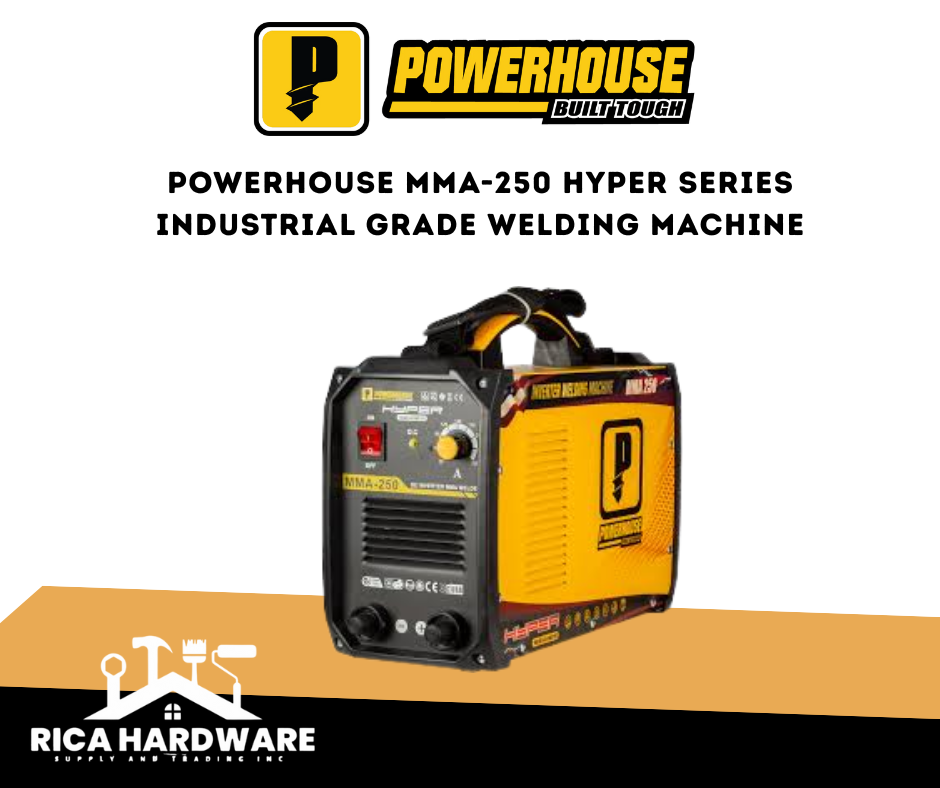 POWERHOUSE MMA-250 HYPER SERIES INDUSTRIAL GRADE WELDING MACHINE – Rica ...