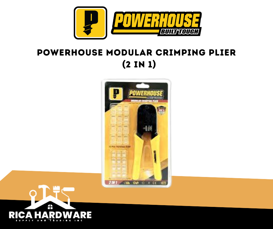 POWERHOUSE MODULAR CRIMPING PLIER (2 IN 1) – Rica Hardware Supply And ...