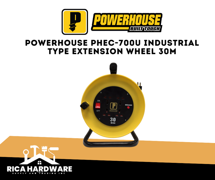 POWERHOUSE EXTENSION WHEEL HEAVY DUTY 30M (PHEC-700U-30M) – Rica ...