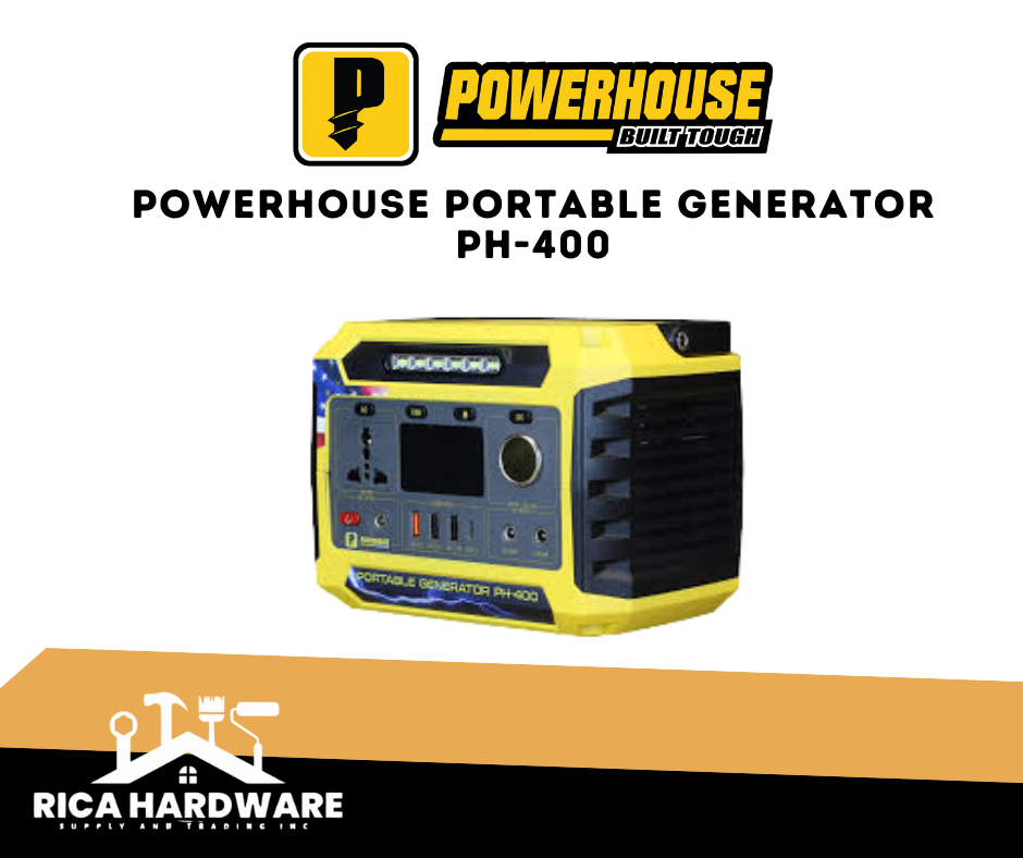 POWERHOUSE PORTABLE GENERATOR PH-400 – Rica Hardware Supply And Trading ...