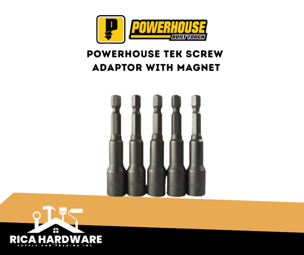 POWERHOUSE TEK SCREW ADAPTOR WITH MAGNET – Rica Hardware Supply And ...