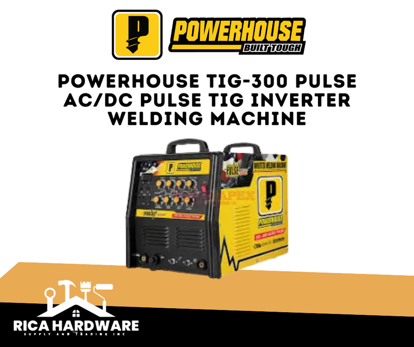 POWERHOUSE TIG-300 PULSE AC/DC PULSE TIG INVERTER WELDING MACHINE ...