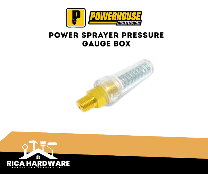 POWER SPRAYER PRESSURE GAUGE BOX (BOX) – Rica Hardware Supply And ...