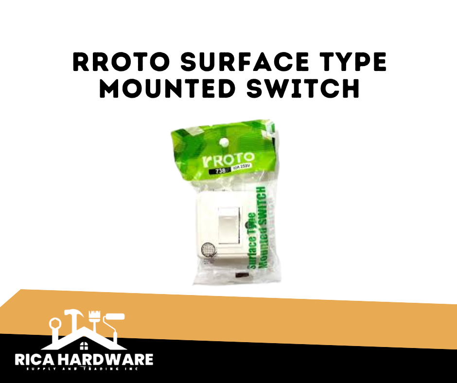 RROTO SURFACE TYPE MOUNTED SWITCH – Rica Hardware Supply And Trading Inc.