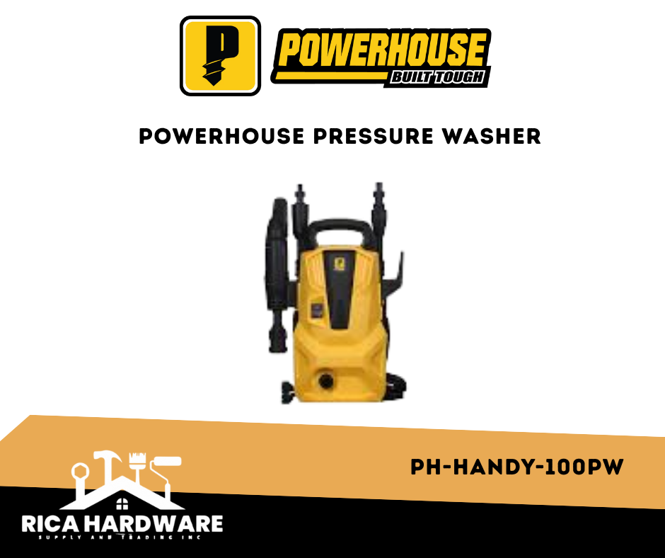 POWERHOUSE PH-HANDY-100PW PRESSURE WASHER – Rica Hardware Supply And ...