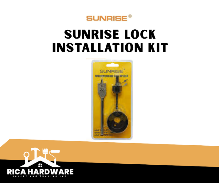 SUNRISE LOCK INSTALLATION KIT – Rica Hardware Supply And Trading Inc.