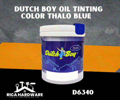 DUTCH BOY OIL TINTING COLOR THALO BLUE D6340 – Rica Hardware Supply And ...