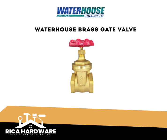 WATERHOUSE BRASS GATE VALVE – Rica Hardware Supply And Trading Inc.