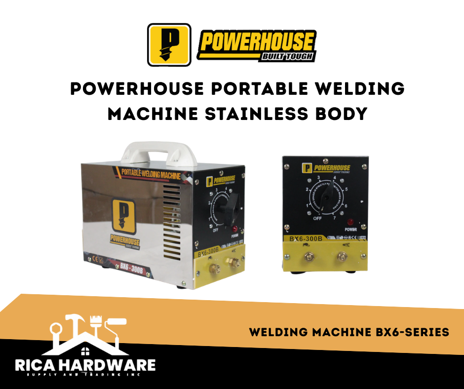POWERHOUSE PORTABLE WELDING MACHINE STAINLESS BODY – Rica Hardware ...