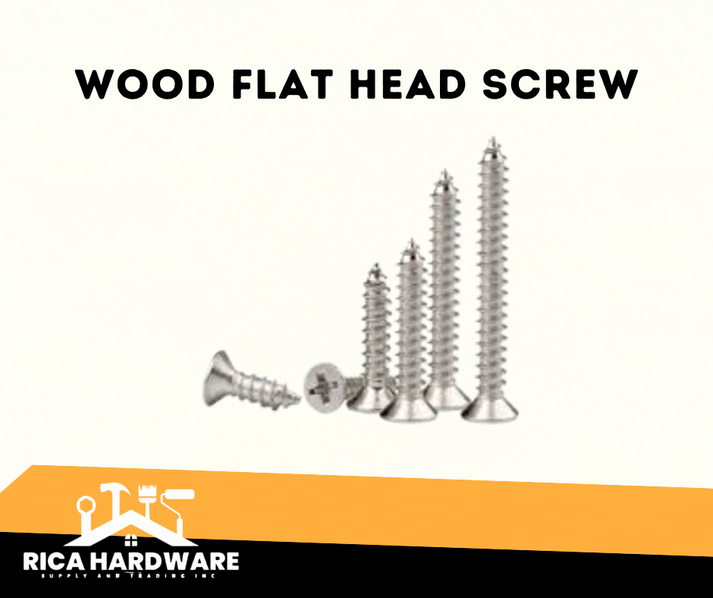 FLAT WOOD SCREW – Rica Hardware Supply And Trading Inc.